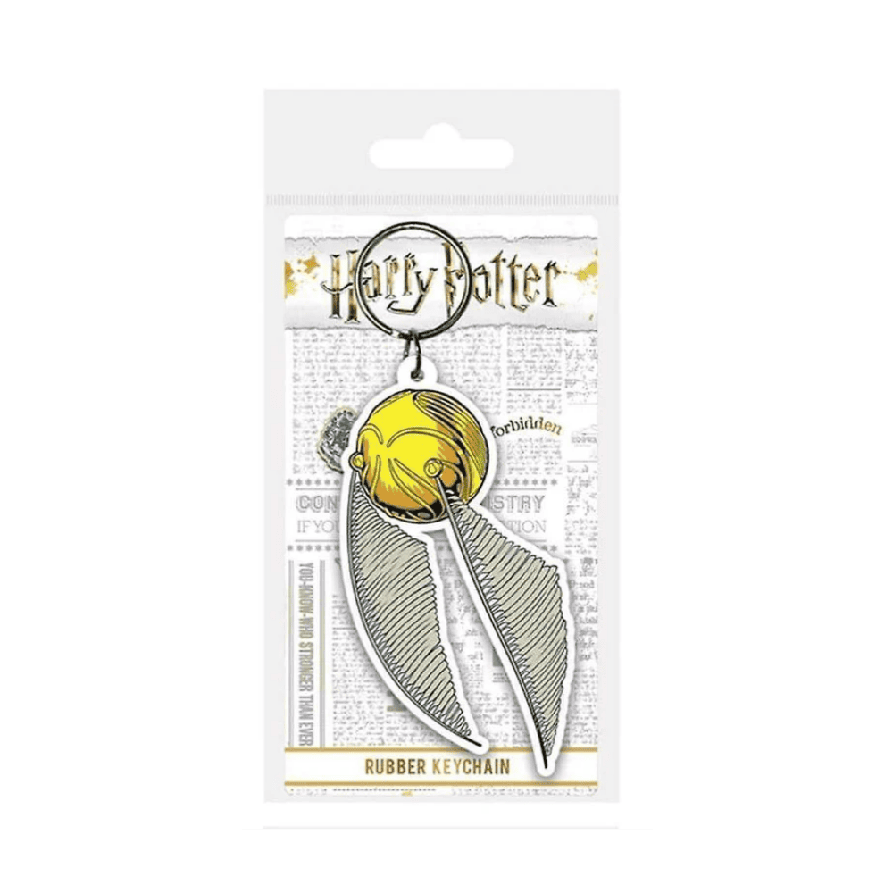 HARRY POTTER - SNITCH (RUBBER KEYCHAIN) By Pyramid – The Little Things
