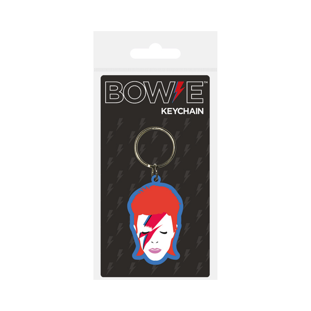 DAVID BOWIE - ALADDIN SANE (RUBBER KEYCHAIN) By PYRAMID – The Little Things