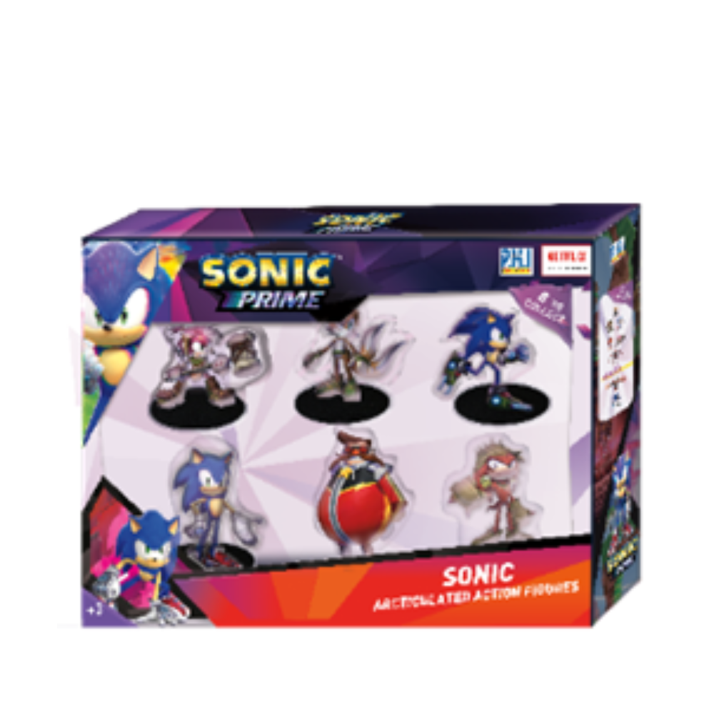 Sonic The Hedgehog 6 Pack Articulated Action Figures – The Little Things