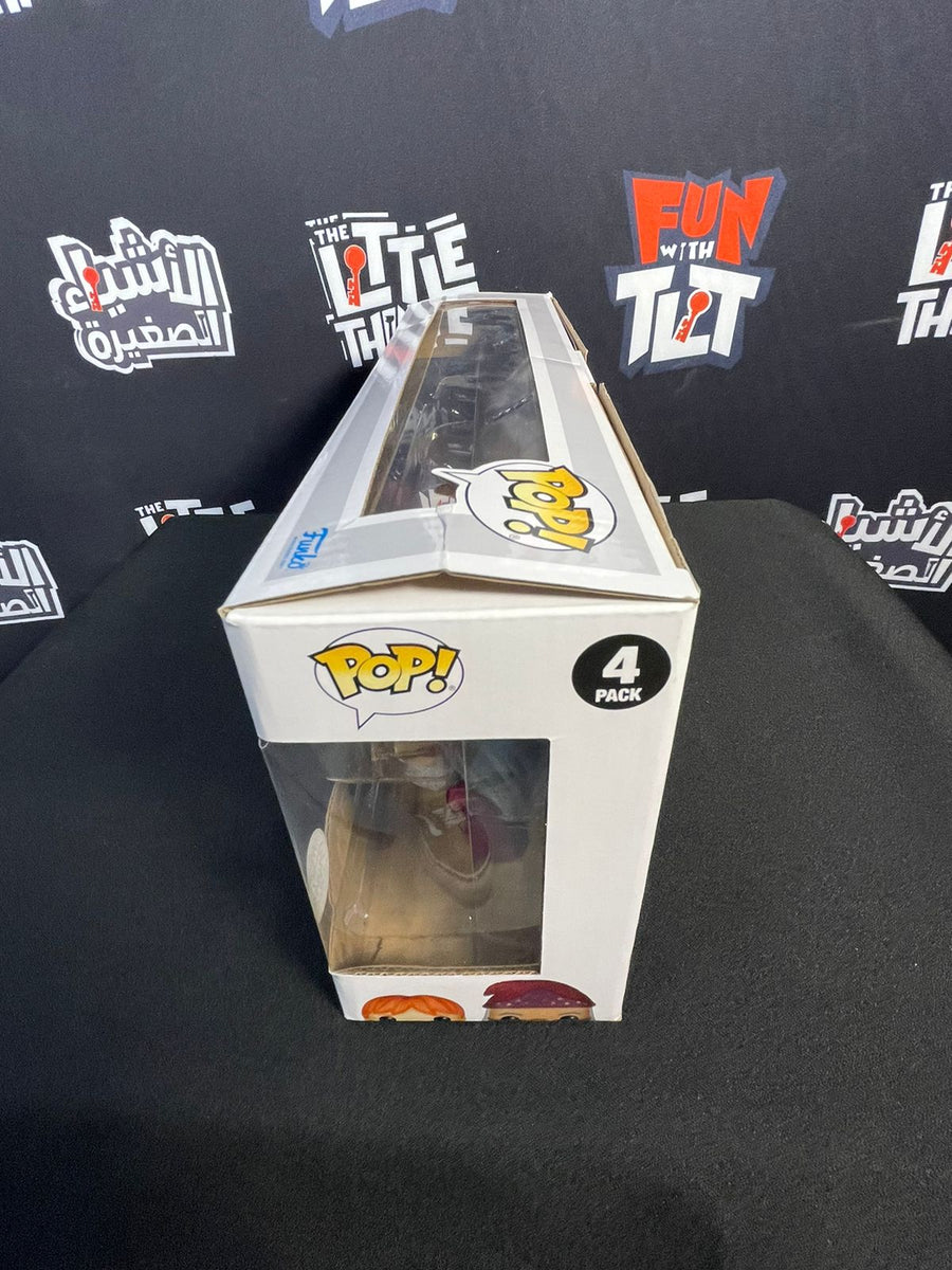 Funko 4 Pack : Harry Potter - Harry,Hermoine,Dumbledore,Ron [Damaged B ...