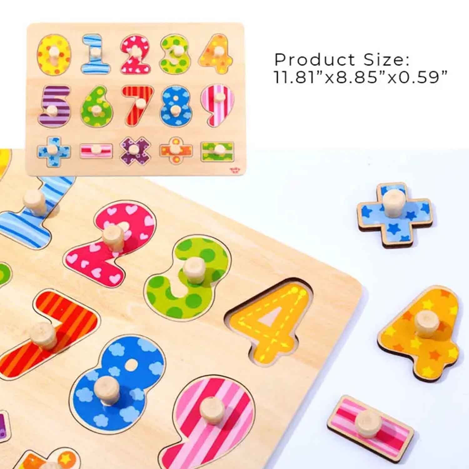 Tooky Toy Number Peg Puzzle Play Set – The Little Things