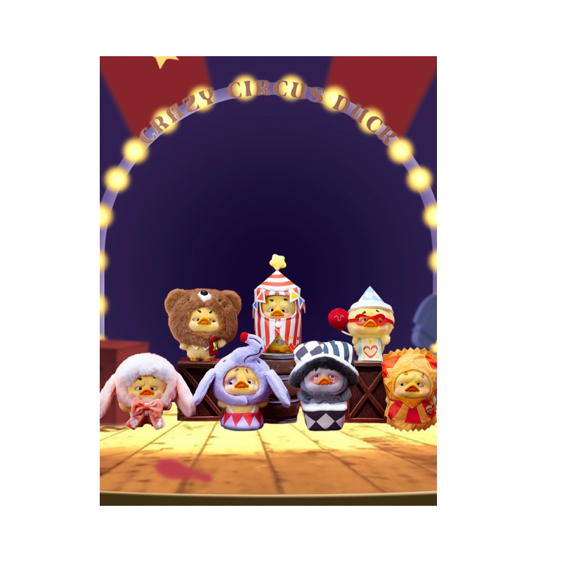 PocketUpsetduck Crazy Circus Duck Plush Keychain Blind Box By Upset Du ...