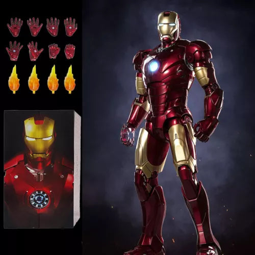 Marvel Luminous version of Iron Man MK3 Action Figure By ZD Toys – The ...