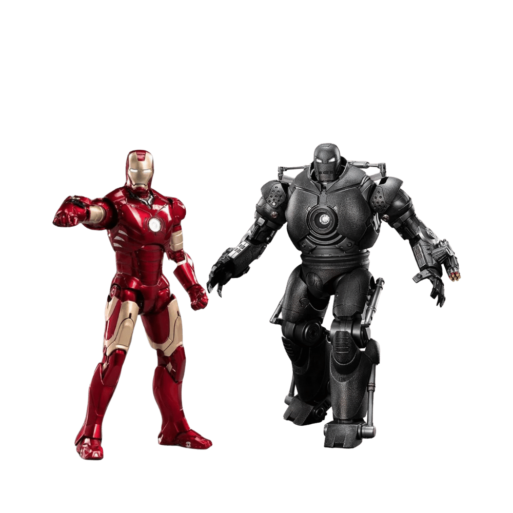 Marvel Iron Monger + Iron Man MK3 Luminous Edition Action Figure By ZD ...