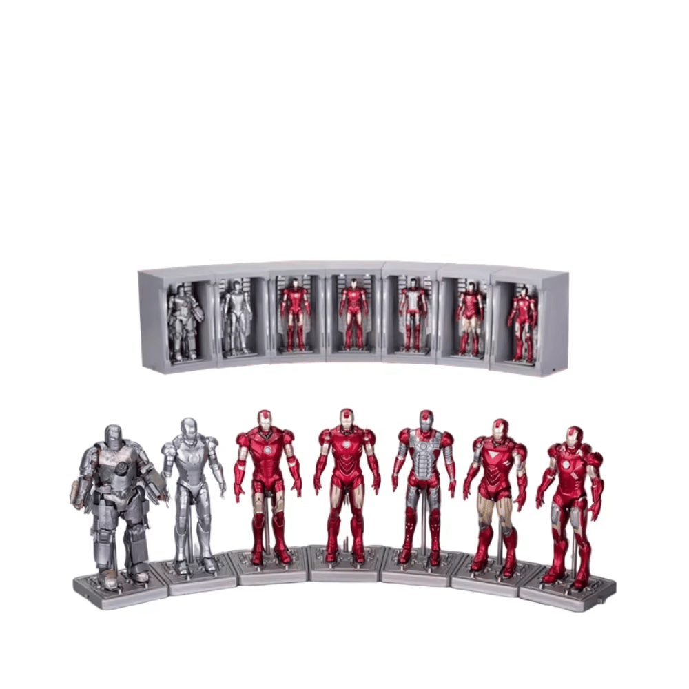 Marvel Iron Man 7-piece set 4-inch Action Figure By ZD Toys – The ...